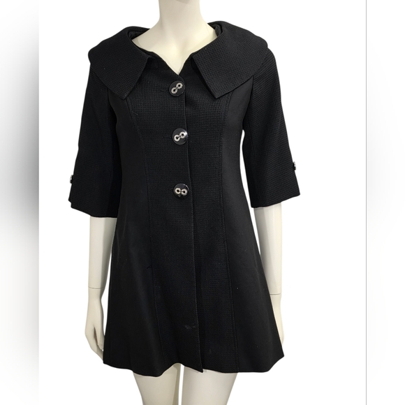 MaryKay | Jackets & Coats | Vintage Mary Kay Black Aline Peacoat | Poshmark